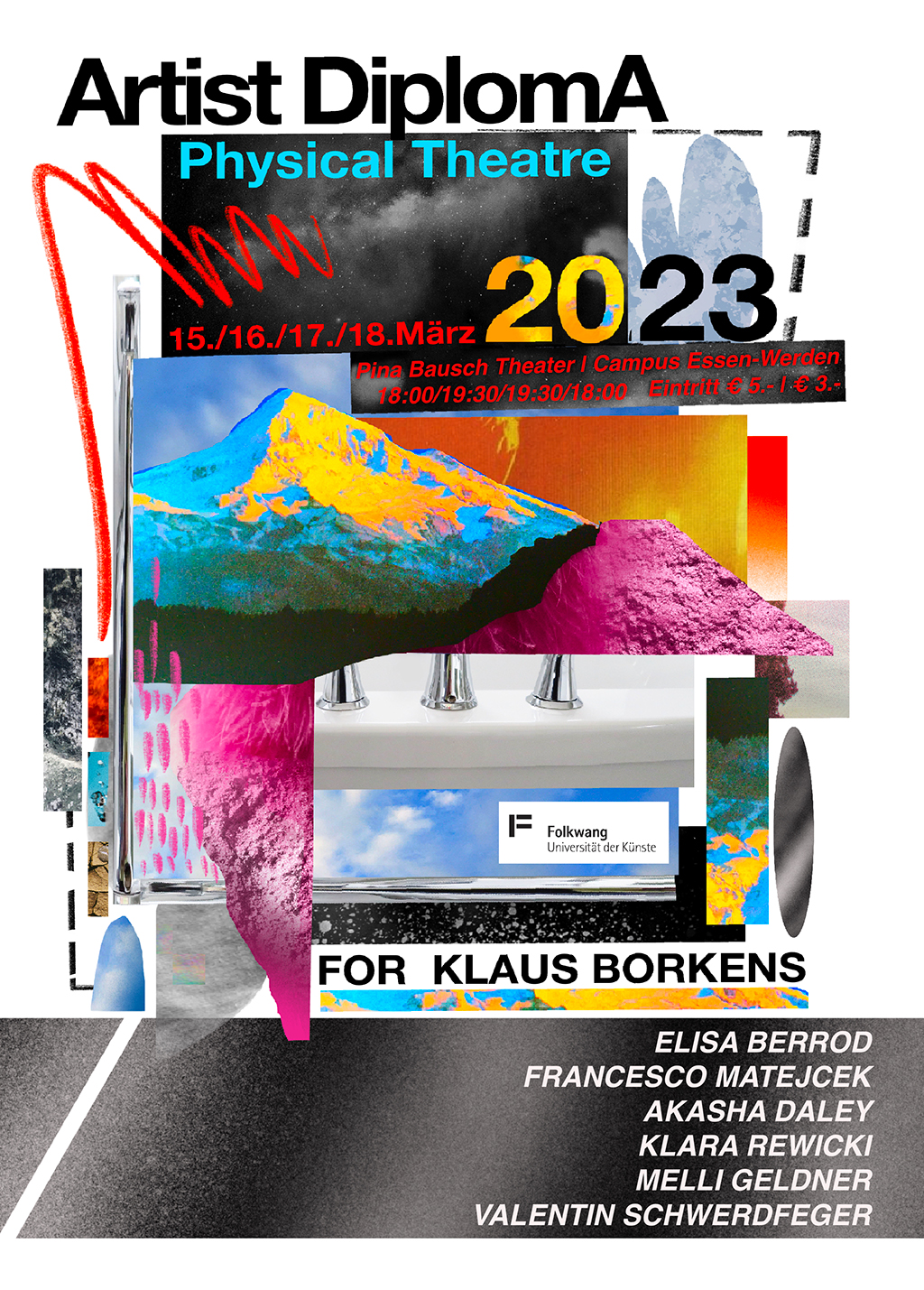 Artist Diploma Physical Theatre mit sechs Inszenierungen