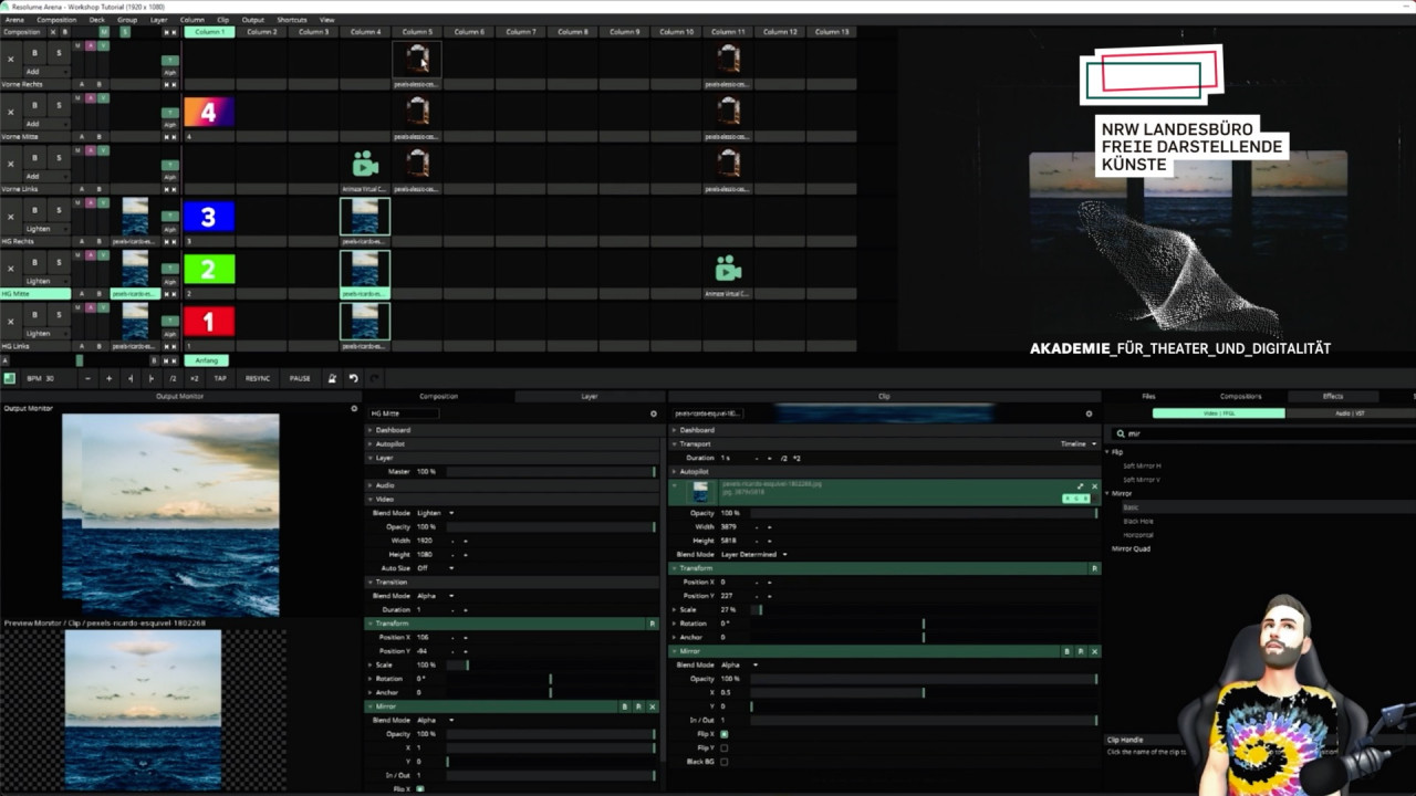 Tutorial: Video Mapping - Nachtkritik plus